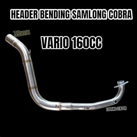 Jual Pipa Header Leheran Samlong Inlet 38 Vario 160 Pcx 160 Di Lengkapi