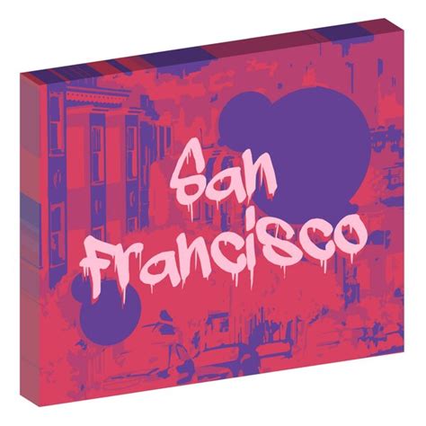 Second Story Collection San Francisco Graffiti Art Graphic Art Wrapped