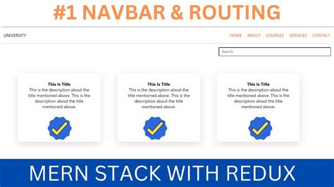Mern Stack Projects For Resume With Redux University Project Part