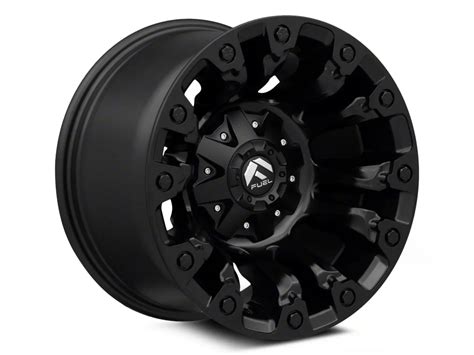 Fuel Wheels Jeep Gladiator Vapor Matte Black Wheel 22x12 44mm Offset