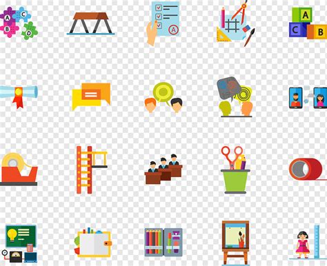 Middle School Icon Set Png Pngwing