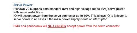Pixhawk Compatibility With High Voltage Digital Servos Singlecoax