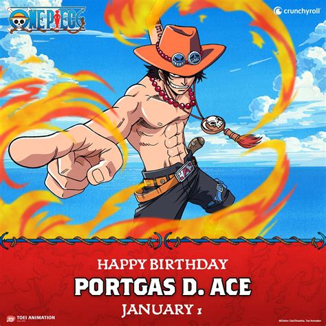Crunchyroll Happy Birthday Ace 🔥🎂