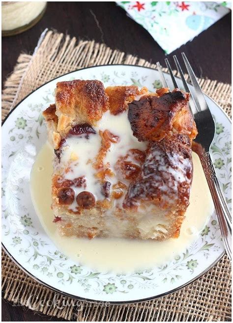 Cranberry White Chocolate Bread Pudding Recipe Chocolate Bread