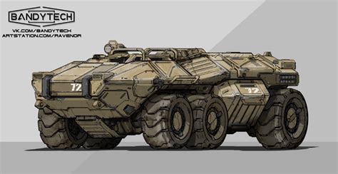 ArtStation APC Concept Eldar Safin Concept Vehicles Military