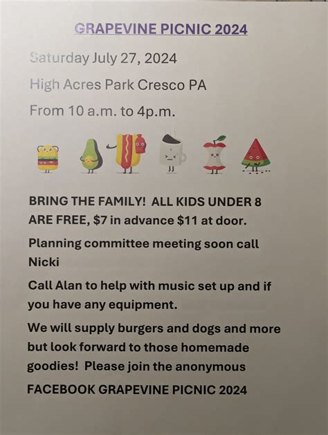 Upcoming Events Pocono Intergroup Aa