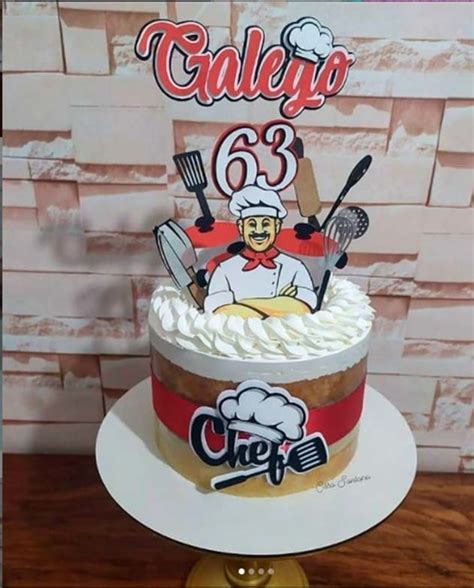 Topper De Bolo Cozinheira Photo Cake Topper Diy Cake Topper Porn Sex
