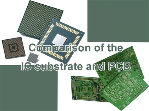 Comparison Of The Ic Substrate And Pcb