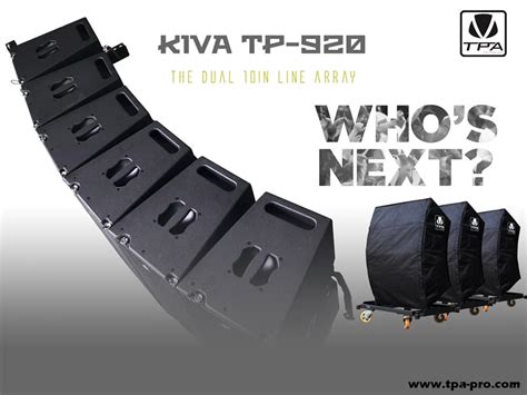 Tpa Pro Audio The New Dual 10in Line Array Element New