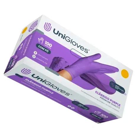 Questa Tattoo E Piercing Luva Látex Classico Premium Unigloves