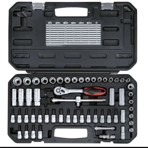 Parkside 65 Piece Ratchet Socket Bit Set High Quality Chrome Vanadium