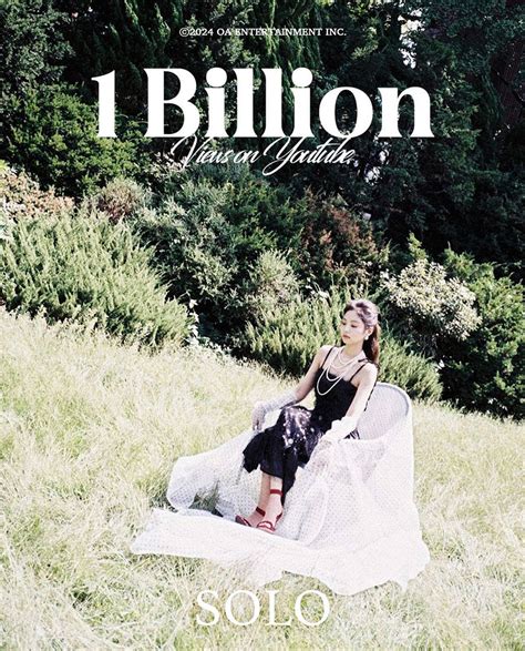 Jennies “solo” Mv Hits 1 Billion Views On Youtube Blackpink CafÉ