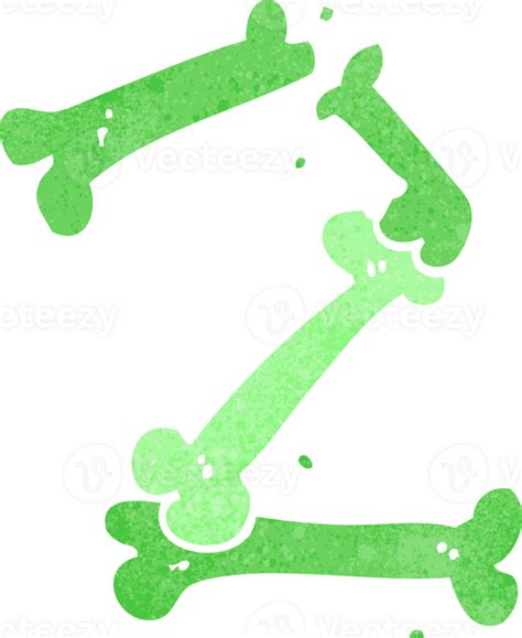 Cartoon Halloween Bone Number 39927418 Png