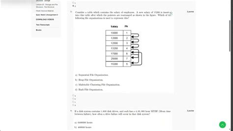 nptel data base management system week 5 assignment january 2024 iit