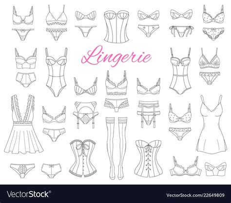 Illustration Lingerie Digital Illustration Clothing Fabric Patterns