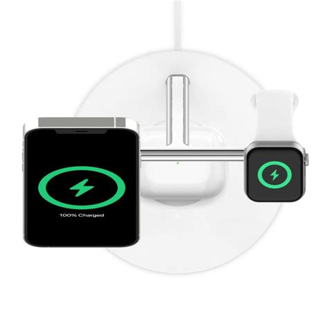 Belkin Magsafe 15 W 3-in-1 Trådlös laddare - Magsafe | Kjell.com