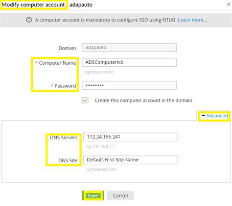 Modify Existing Ntlm Sso Sso Guide Adaudit Plus