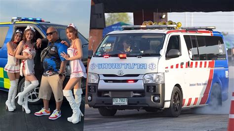「救護車」直線加速賽場面驚人！ 現場警笛聲大作氣氛緊張 地球黃金線