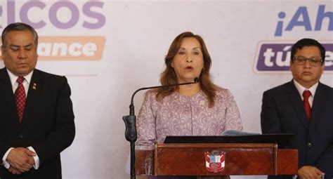 Dina Boluarte Invoca A Un Pacto Por La Gobernabilidad En Medio De
