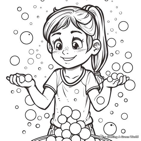 Bubbles Coloring Pages Free Printable