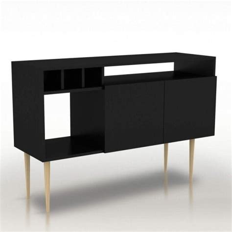 Conjunto Sala De Estar Rack Para Tv Até 48 Polegadas 1 Porta E Buffet 2