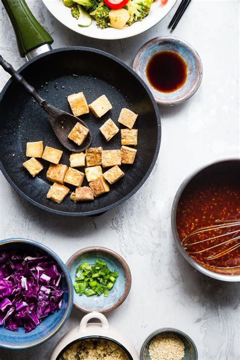 Korean Barbecue Tofu Meal Prep Bowls Hello Veggie