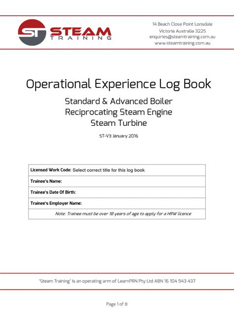 Boiler Log Book Pdf Boiler License