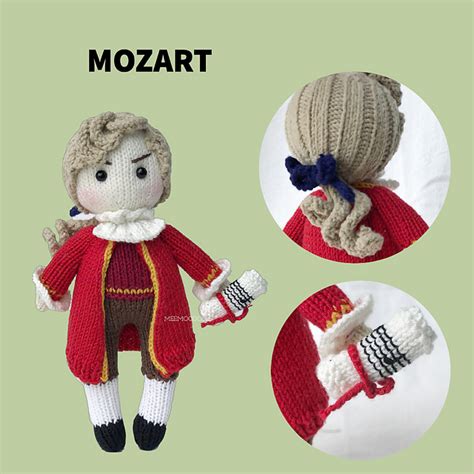 Ravelry Mozart Knitting Iconic Doll Pattern By Tham Pash