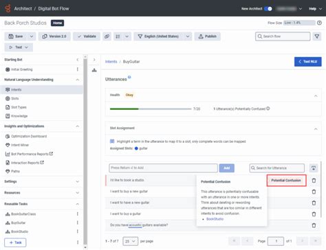 Intent Health Considerations And Examples Genesys Cloud Resource Center
