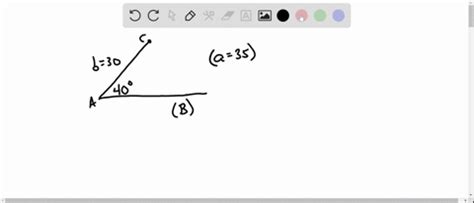 SOLVED Determine The Number Of Triangles ABC Possible With The Given
