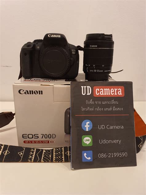 Canon eos 700D + kit lens อุปกรณ์ครบกล่อง สภาพนางฟ้า ใช้งานเต็มระบบ จอ ...