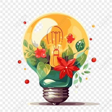 크리스마스 전구 벡터만화클립 아트상표 Png 일러스트 무료 다운로드 Lovepik