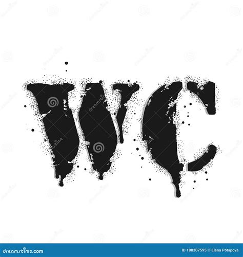 Wc Lettering Graffiti Lettering On White Lettering Sprayed With Leak