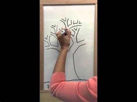 How To Draw A Fall Tree YouTube