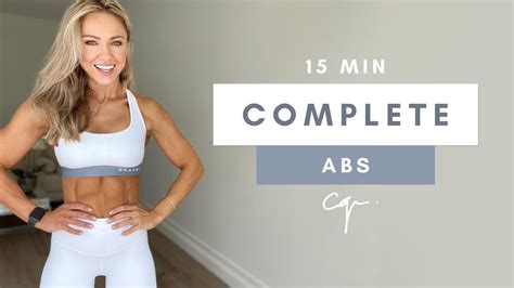15 Min COMPLETE ABS WORKOUT At Home Core Obliques Upper Lower
