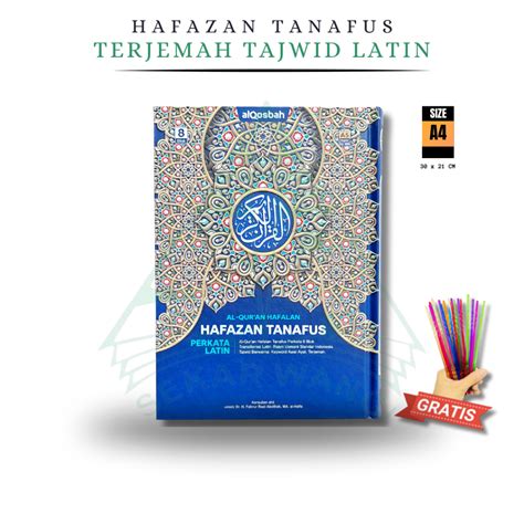 Jual Al Quran Hafazan 8 Perkata Latin Tanafus Waqaf Ibtida Terjemah