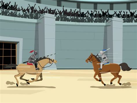How To Draw A Knight Jousting
