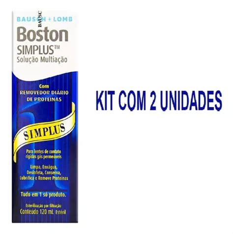 Kit Boston Simplus Solução Multiação Com 2 Unidades De 120ml
