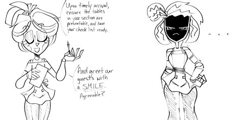 Waitress Emmy Advises The New Girl Emmy The Robot Nandroid Know