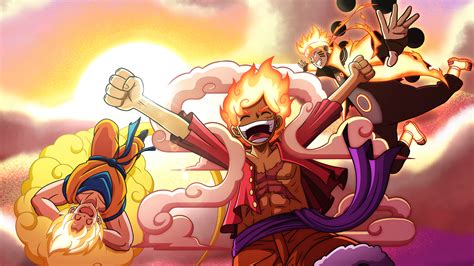 Luffy Gear 5 Goku Naruto 4k 3791g Wallpaper Pc Desktop