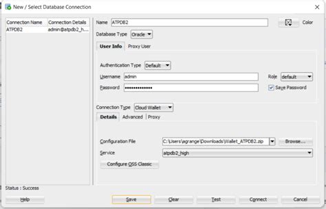 connecting to an atp database in oracle cloud amy simpson grange blog