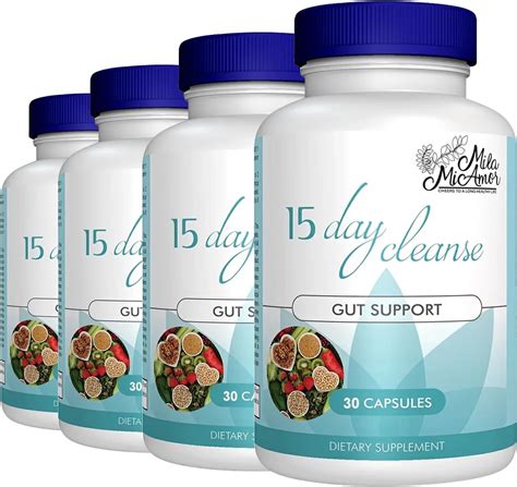 MilaMiAmor 15 Day Cleanse - Gut and Colon Support | Advanced Gut Cleanse Detox with Senna ...