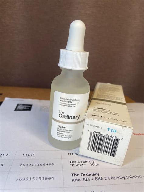 The Ordinary Buffet Multi Technology Peptide Serum 30ml Beauty