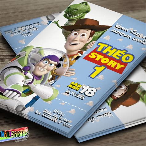 Convite Digital Toy Story Elo7 Produtos Especiais