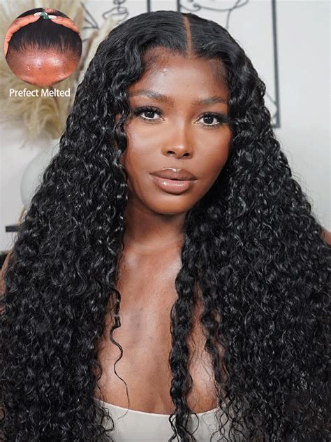 Mini Knots Water Wave Hair M Cap Wear Go Glueless 9x6 Hd Lacec Wig
