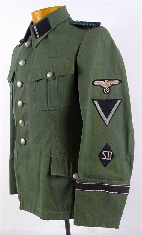 Wwii Sd Sicherheitsdienst Ss Security Service Sturmann Tunic Griffin
