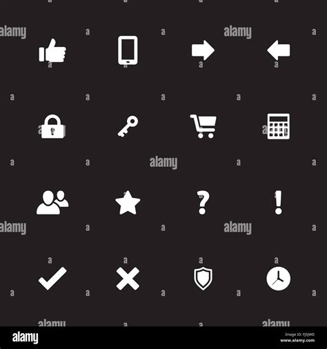 [jpeg] white simple flat icon set 2 for web design user interface ui
