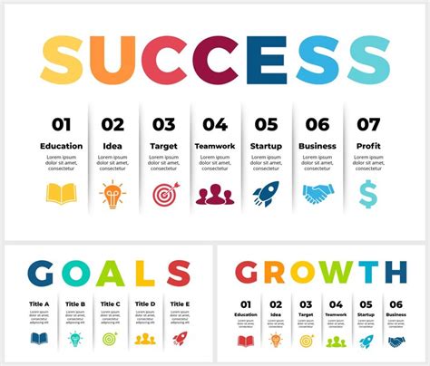 Premium Vector Success Infographic Paper Diagram Chart With Steps And
