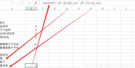 玩转excel系列 countif与countifs统计函数使用教程 countif 月份 csdn博客