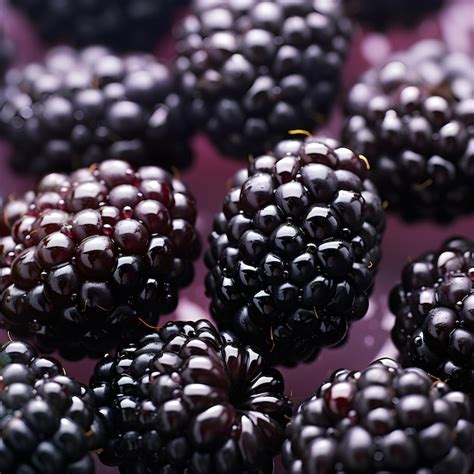 Premium Ai Image Blackberry Background Fruit Background